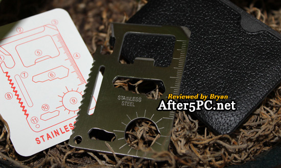 Product Review: Credit Card Multifunction Survival Tool | After5PC.net