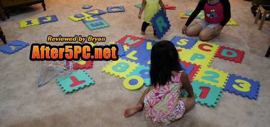 Children’s Toys Review: 36-Tile Alphabet and Numbers Foam Puzzle Play ...