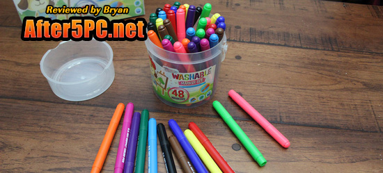 Art Accessory Review: US Art Supply Washable 48-Count Bucket Set and ...