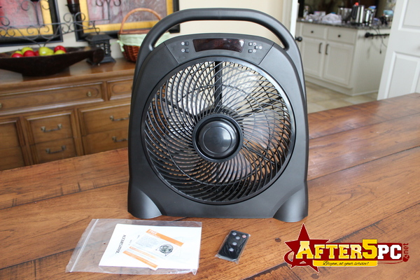 Trustech FYT12-BR Remote Control Table Fan Review | After5PC.net