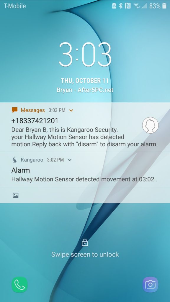 Kangaroo Home Security Motion Sensor Review | After5PC.net